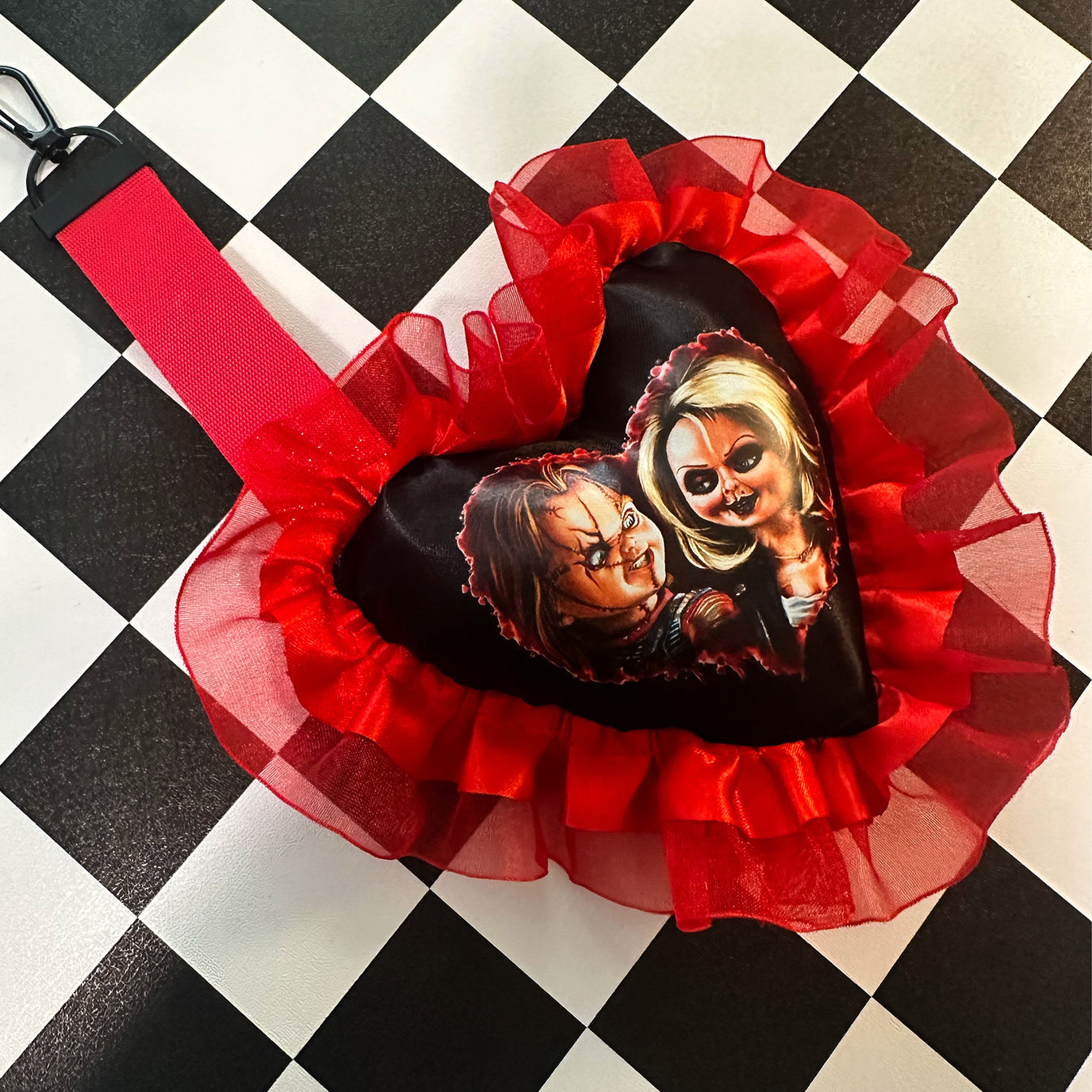 Plastic Demon Couple Keychain – The Scream Lab