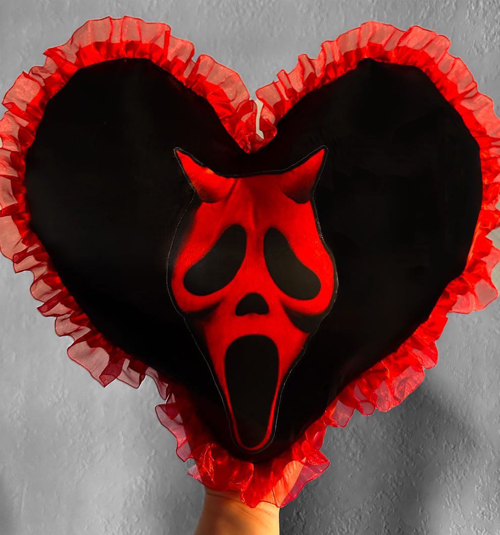 Red Devil Pillow – The Scream Lab